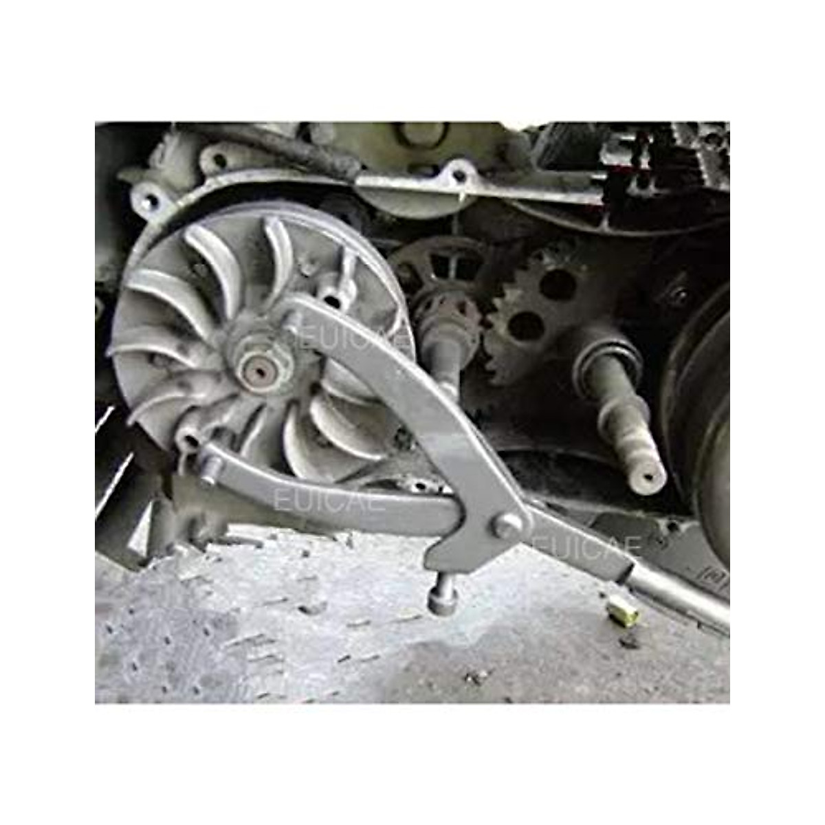 Spanner Wrench Clutch Wrench Adjustable Wrench Holder Hub Flywheel Sprocket Spanner Wrench Set Fan Clutch Removal Tool Tools Scooter Motorcycle Accessories (Type A+B)