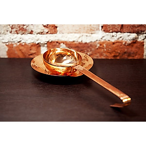 Alchemade 100% Pure Copper Spoon Rest - Stylish Cooking Spoon Holder For Your Kitchen - Jewelry Holder For Your Bedroom Or Soap Dish For Your Bathroom