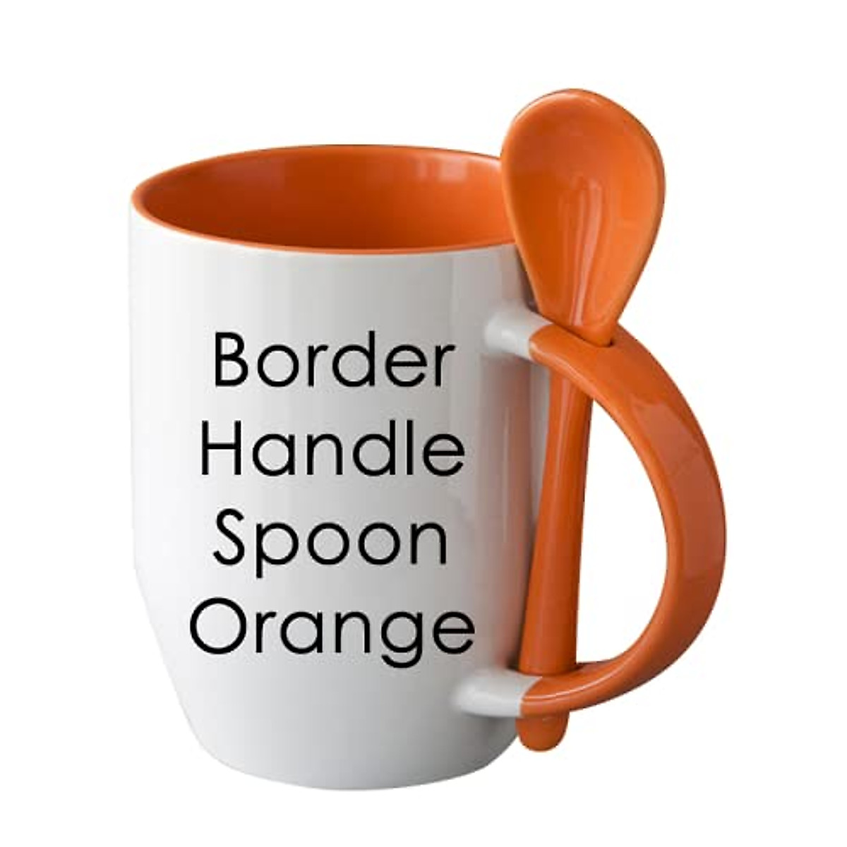 Generic, 12pcs Sublimation 12oz Coffee Mugs With Spoons Blanks, 6 Color to Choose From, Black, Blue, Brown, Orange, Pink, and Yellow.