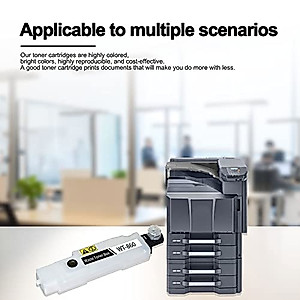 ARGINK WT 860 Compatible WT-860 (1902LC0UN0) Waste Toner Box Replacement for Kyocera WT 860 FS-C8650DN TASKalfa 3050ci 3051ci 3500i 3501i 3550ci 3551ci 4500i 4501i Printer, (2 Pack, Black)
