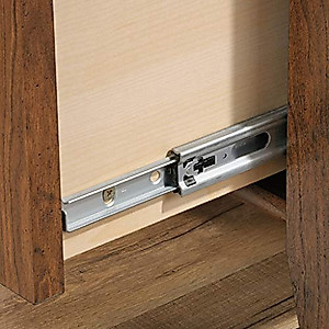 Sauder Carson Forge Computer Desk, Washington Cherry finish