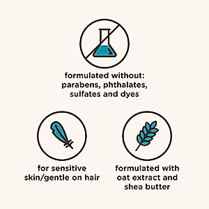 Aveeno Kids Curly Hair Conditioner, Hydrating Conditioner, Kids Curly Hair Products, Oat Extract & Shea Butter, Gentle Scent, 12 fl. oz (Pack of 1)