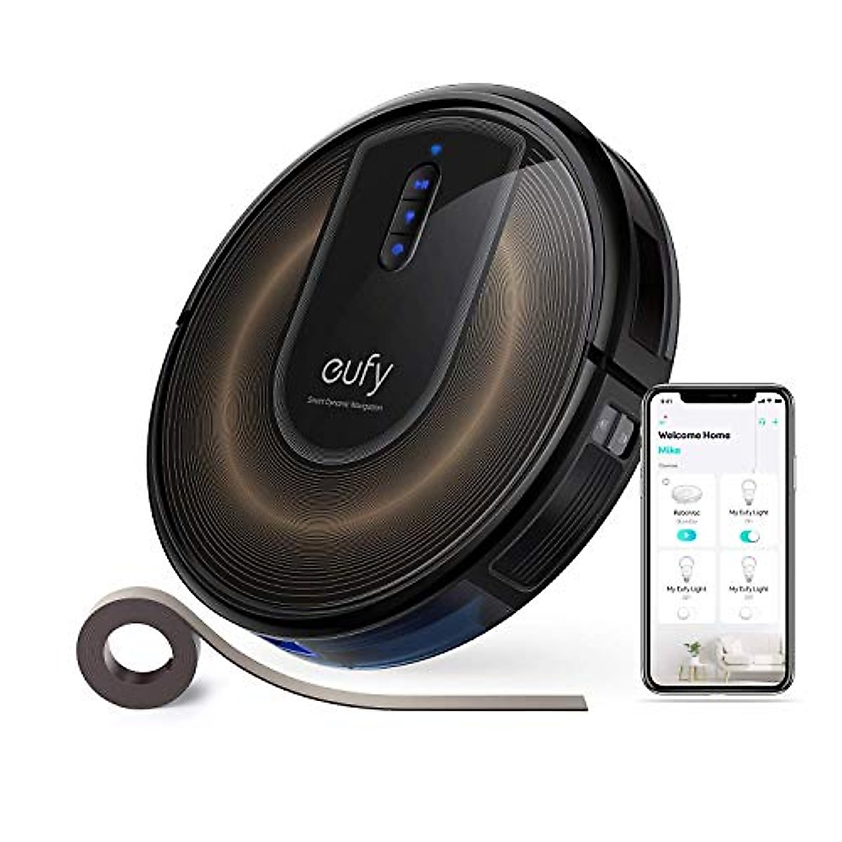eufy by Anker, RoboVac G30 Edge, Robot Vacuum with Smart Dynamic Navigation 2.0, 2000Pa Suction, Wi-Fi, Boundary Strips, for Carpets and Hard Floors. (Renewed)