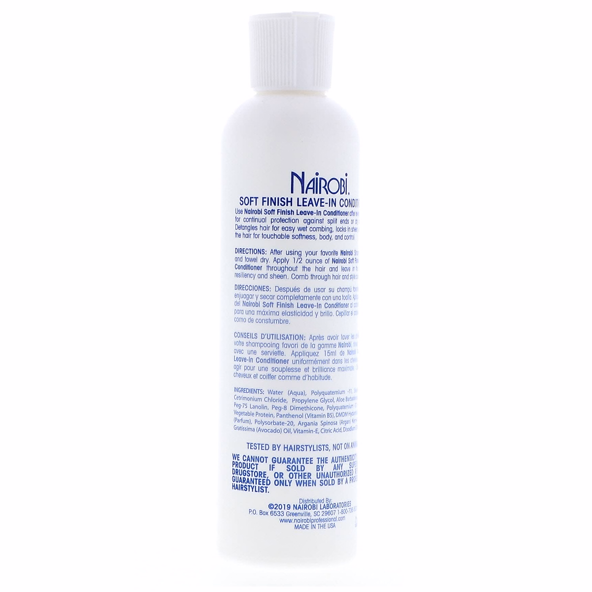 Nairobi Soft Finsh Leave-in Conditioner, 8 Ounce