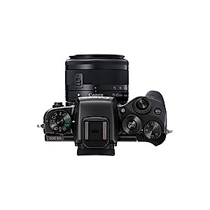 Canon EOS M5 Mirrorless Camera Kit 15-45mm Lens Kit - Wi-Fi Enabled & Bluetooth (Renewed)