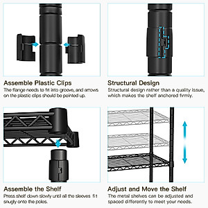 FUTASSI Black Clothing Rack with Black Cover, P1C Rolling Closet Rack with Wheels, Metal Garment Rack for Hanging Clothes, Clothing Storage Wardrobe, 36.2" W x 16.5" D x 78.7" H, Load 450 Pounds