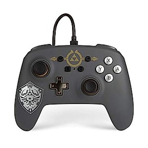 PowerA Enhanced Wired Controller for Nintendo Switch - Hylian Shield