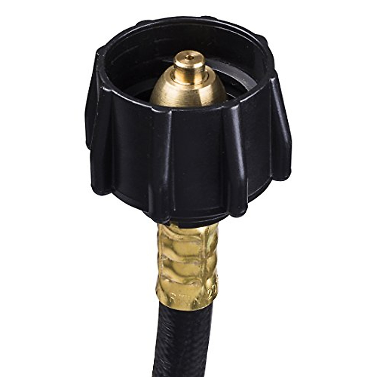 Martin 6 Foot Bulk Rubber Tank Hose Adapter for Use with Disposable Bottle Regulators CSA Certified