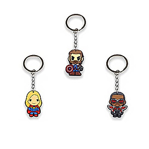 Cute Keychains Party Favors Bracelets Charms Keychains for Happy Birthday Party Favors Goodie Bag Fillers Supplies