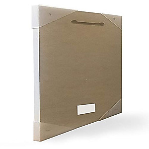 Stupell Industries Don't Be Afraid Blue Texture Inspirational Word, Design by Artist Daphne Polselli Wall Art, 10 x 15, Wood Plaque