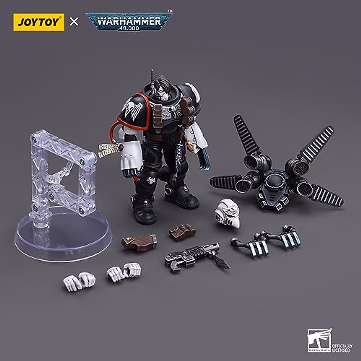 HiPlay JoyToy Warhammer 40K Raven Guard Chapter Master Kayvaan Shrike 1:18 Scale Collectible Action Figure