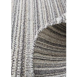 Feizy Rugs - Keaton Collection, Contemporary Abstract Area Rug - Brown/Gray 8' x 10'