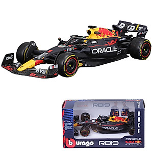Xiangtat Bburago 1:43 2023 F1 Red Bull RB19 No. #1 Max Verstappen Ferrari Mercedes Formula Racing Alloy Car Diecast Model (RB19 No.#1)