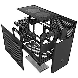 Cooler Master NR200 SFF Small Form Factor Mini-ITX Case, Vented Panels, Triple-slot GPU, Tool-Free, 1x 120mm Fan, 1x 92mm, 360 Degree Accessibility (MCB-NR200-KNNN-S00)