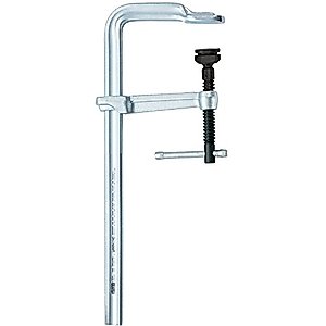 BESSEY SQ-4, 6 In., 1330 Nominal Clamping Force, All Steel clamp, Heavy duty pad