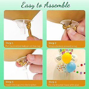 Sharlity 20 Sets Balloon Stand Kit Table Balloon Stand Holder for Graduation Birthday Baby Shower Wedding Anniversary Party Decorations