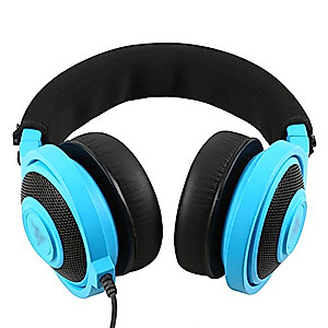 Kraken Headband Cover, JARMOR Replacement Head Band Protector with Zipper [ Easy Installation ] for Razer Kraken Headphones ONLY (Black)