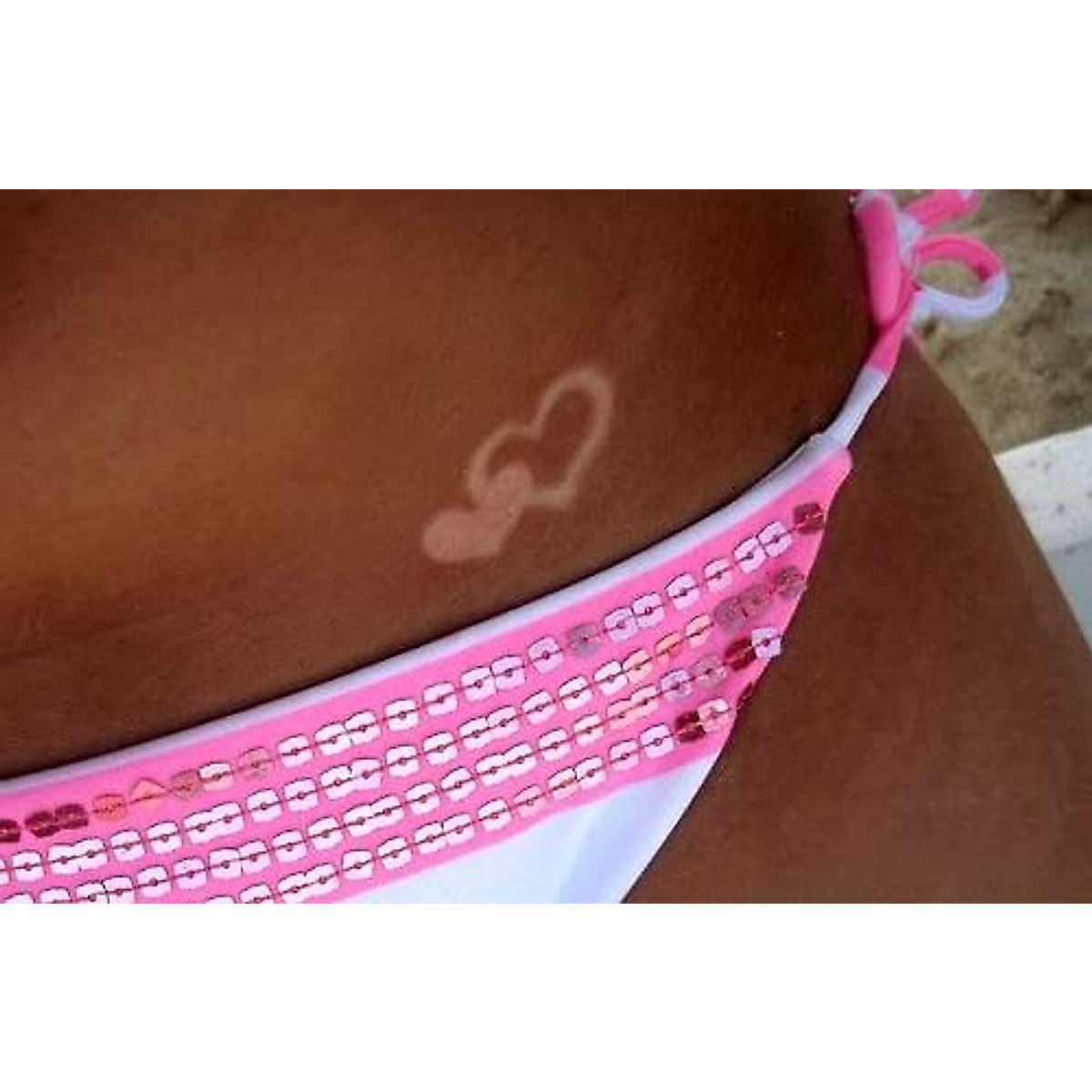 3-Way Heart Tanning Stickers 50 Count