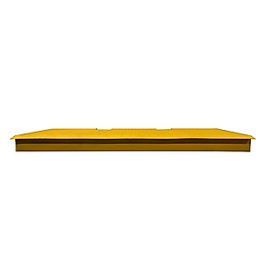 Mytee Products 49"x86" Heavy Duty Shipping Container Loading Ramps, 14,000 Lbs Capacity - Forklift Compatible Cargo Container Ramp for Loading & Unloading - Made with HD 10 Gauge Steel