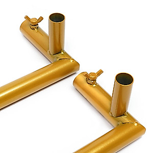 Backdrop Stand, Balloon Arch Kit, Gold Metal Wedding Welcome Arch Stand Display Stand, 44.88×23.62×70.86 Inch Square Halloween Balloon Arch, Fit for Wedding Birthday Party Christmas Decorations