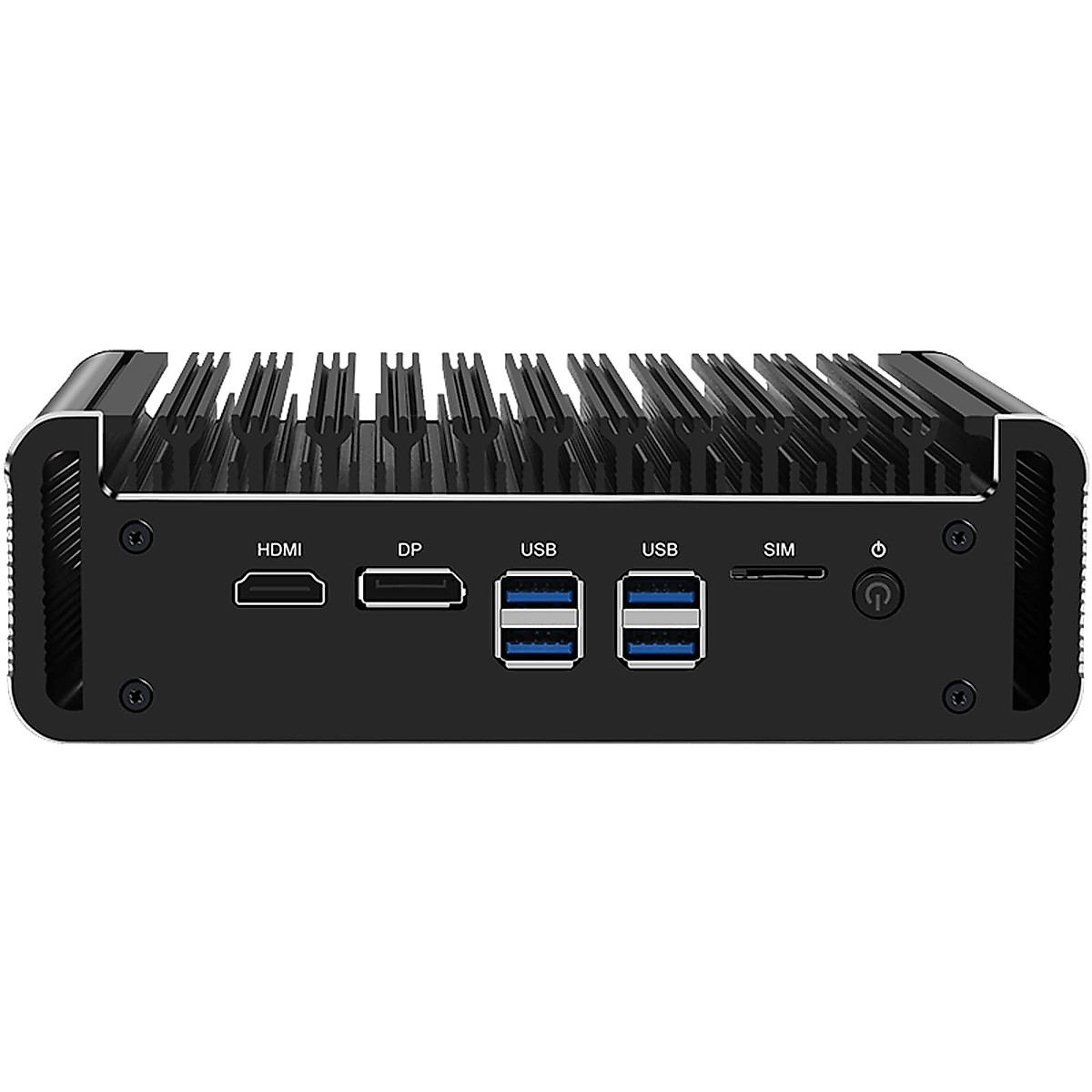 Kikusenko Firewall Micro Appliance, Mini PC Celeron J4125 Quad Core, 4 lntel i226-V 2.5G Nics Ports, AES-NI, Barebone, Soft Router, VPN, 8GB RAM 128GB SSD