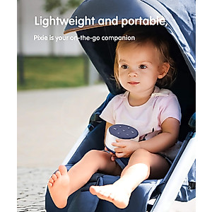 White Noise Sound Machine Baby for Sleeping with Night Light – 34 Soothing Sounds, Rechargeable White Noise Machine for Baby Kids Adults Sleep, Portable Lullaby Machine Baby Soother