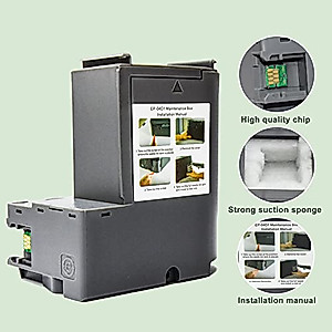 INK+ T04D1 Compatible with Epson Ink Maintenance Box Remanufactured for EcoTank EP-04D1 Waste Ink Tank T04D100 ET-2760 ET-3700 ET-3710 ET-4760 ET-3760