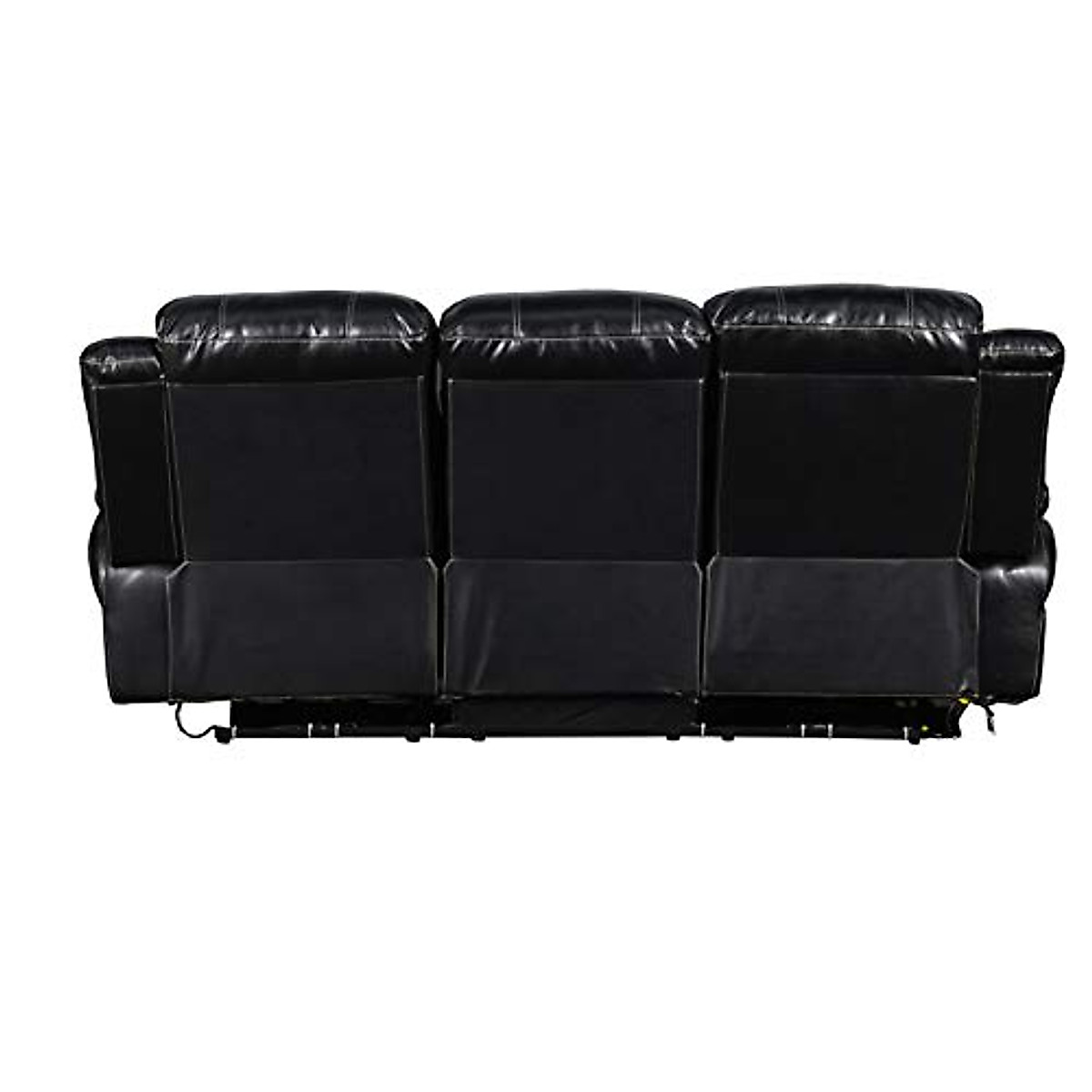 New Classic Furniture Flynn Sofa with Lighted Base, Black