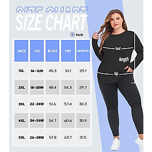 COOTRY Plus Size Workout Tops for Women Long Sleeve Shirts Breathable Dry Fit Athletic Gym Yoga Clothes Gray 2XL