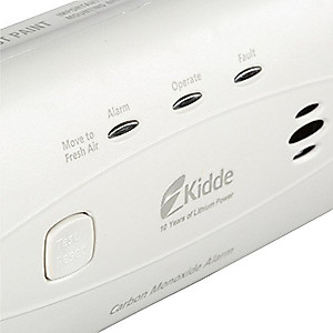 Kidde Worry-Free Carbon Monoxide Detector Alarm with 10 Year Sealed Battery | Model C3010