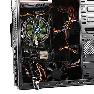 PWM Fan Hub Cable 2-Pack 4Pin Computer CPU Case Fan Splitter 5 Port 1 to 5 Fans for 3Pin Computer PC Case Fan 4Pin PWM Fan ITX Mining Rig Frame Case