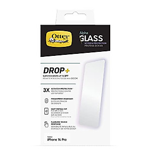 OtterBox ALPHA GLASS SERIES ANTIMICROBIAL Screen Protector for iPhone 14 Pro Max (ONLY)