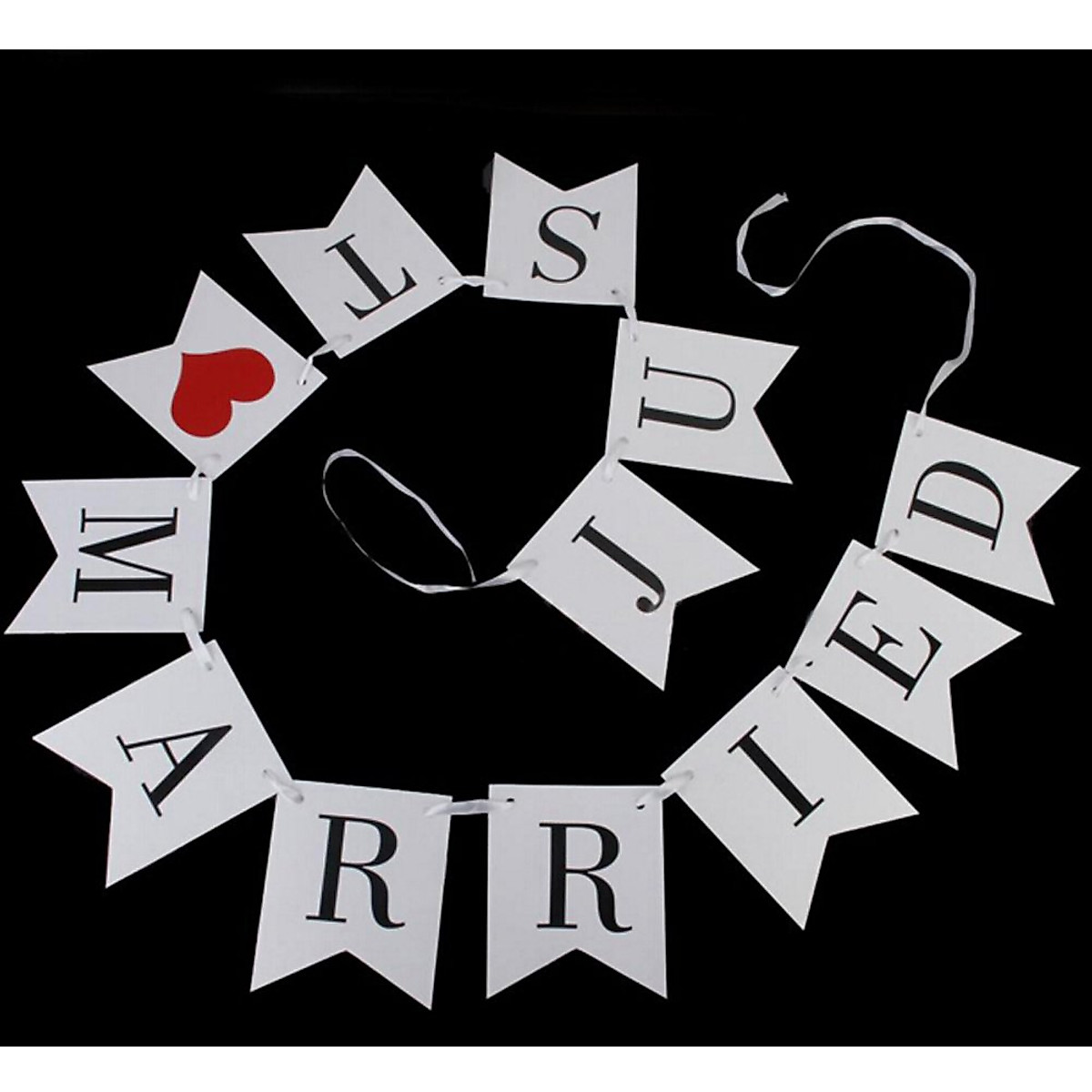 Buytra Wedding Decorations Set with Just Married Wedding Banner Mr Mrs Signs Letters for Sweetheart Table (Style1)