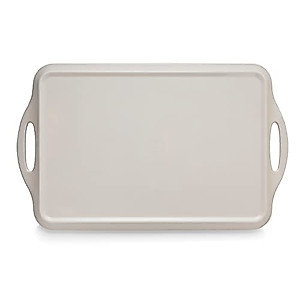 Pimpernel | Large Tray with Handle | Spode Blue Italian Design | Serving Platter | Dessert and Breakfast Tray | Measures 19" x 11.5" | Made of Melamine | Dishwasher Safe