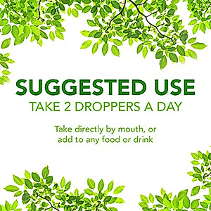 Super Natural Goods Chlorophyll Liquid Drops - Chlorophyll Drops for Immune Support, Morning Energy Boost, Body Odor, Acne, Digestion Support, & Fast Detox - Natural & Vegan