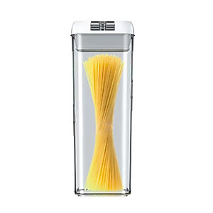 ASANSH Sealed container Transparent jar Food Storage Container for Cereal Sugar Baking Supplies (1.2L)