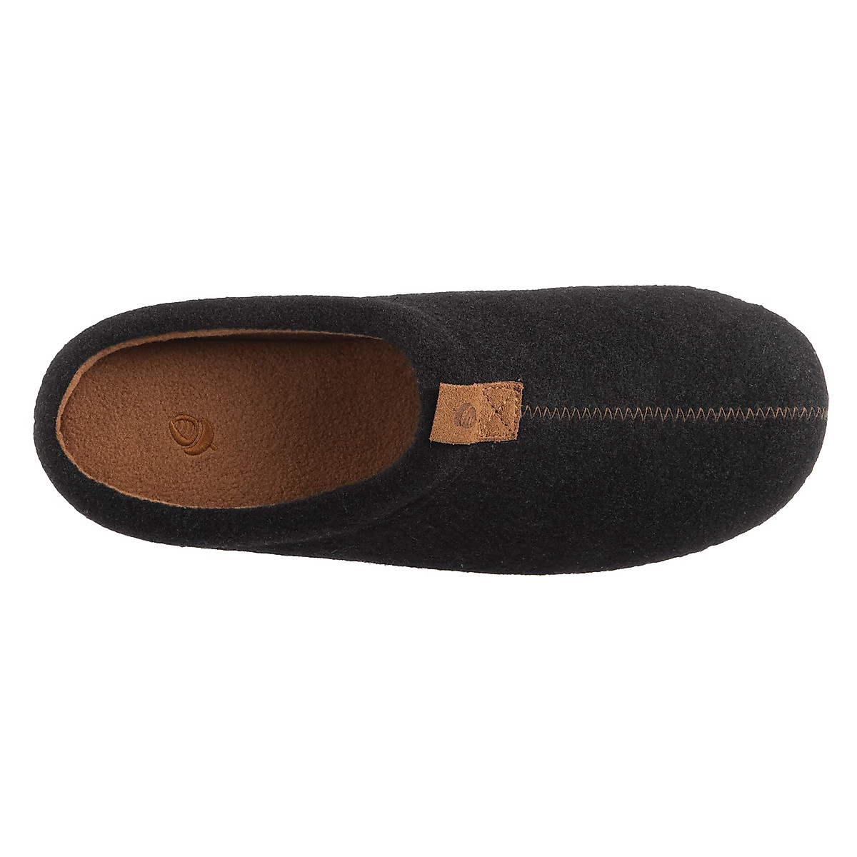 Acorn mens Algae-infused Recycled Parker Hoodback Slipper, Black, 9 10 US