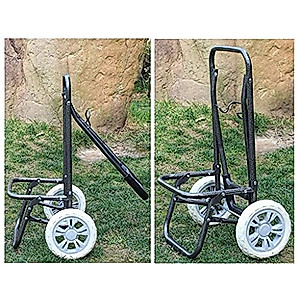 Shopping Trolley on Wheels Multi Function Shopping Cart High Capacity Steel Pipe Cart/Bag Car Luggage Cart/Collapsible Trolley Storage Hand Trucks,Red Wine ,