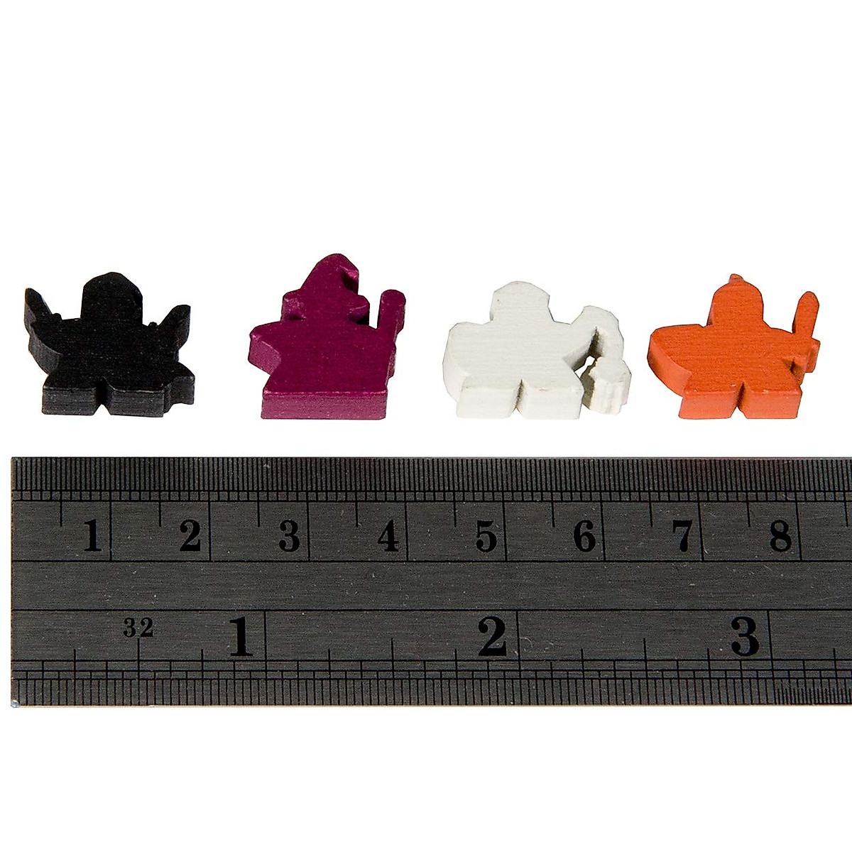 The Broken Token Waterdeeples - Wood Meeples Tokens Compatible with Lords of Waterdeep, Pack of 100