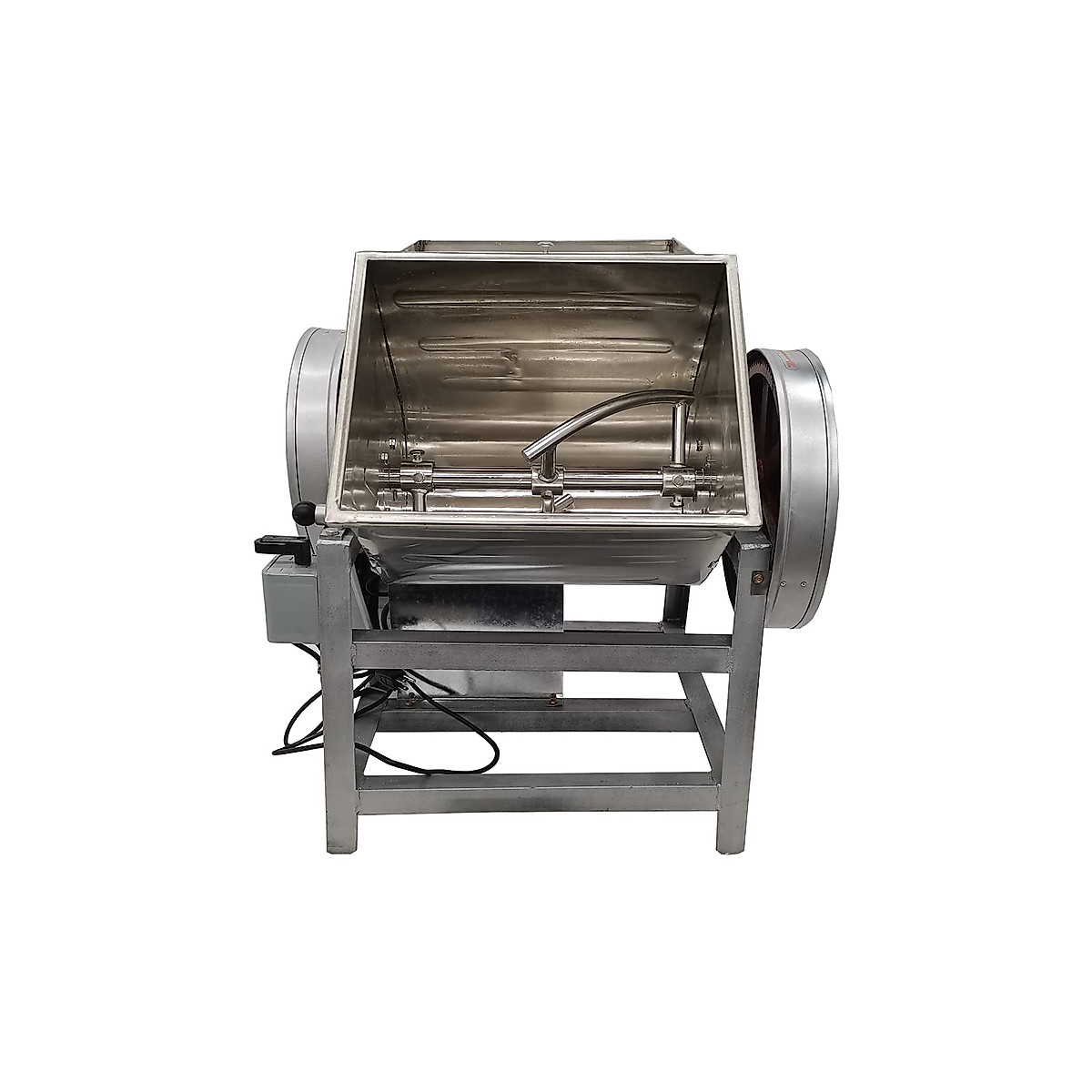 TECHTONGDA Commercial Dough Mixer 15KG Electric Stand Mixer Dough Kneading Machine Heavy-Duty Pizza Dough Mixer with 15.5 x 12 x 14inch Bowl Size and 90 Degree Tilt for Schools Bakeries Pizzerias 110V