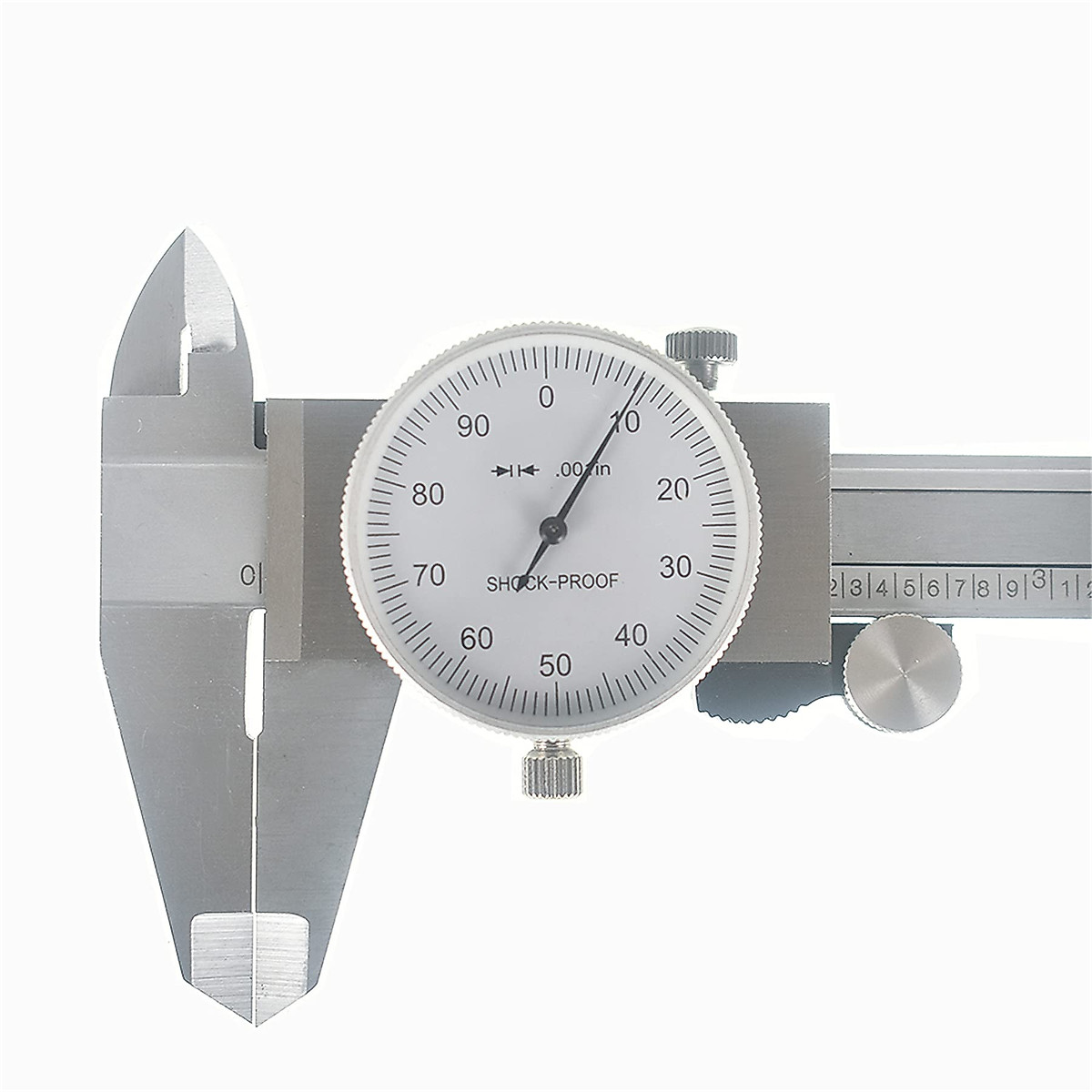marddpair Dial Caliper 6 Inch with 0.001 Precision Stainless Steel Shockproof 4-Way Measurement with Plastic Case