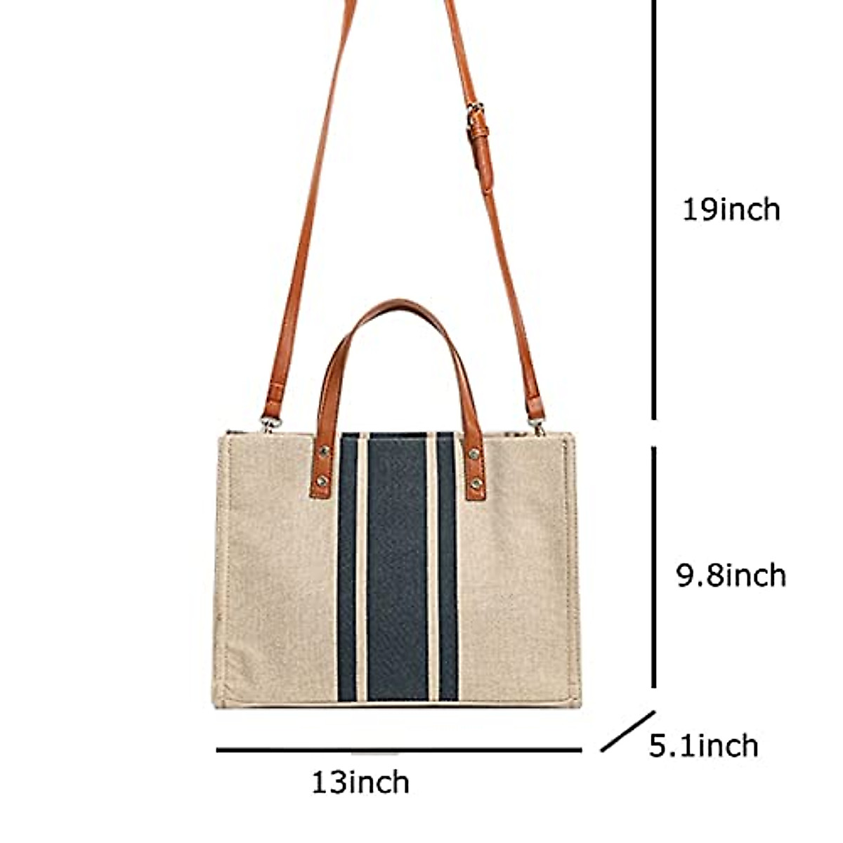 Woven Large Women Beach Canvas weekend Bag Handmade Purse Tote Shoulder Bag Handbag
