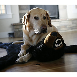 Carstens Plush Black Bear Kids Animal Rug Small