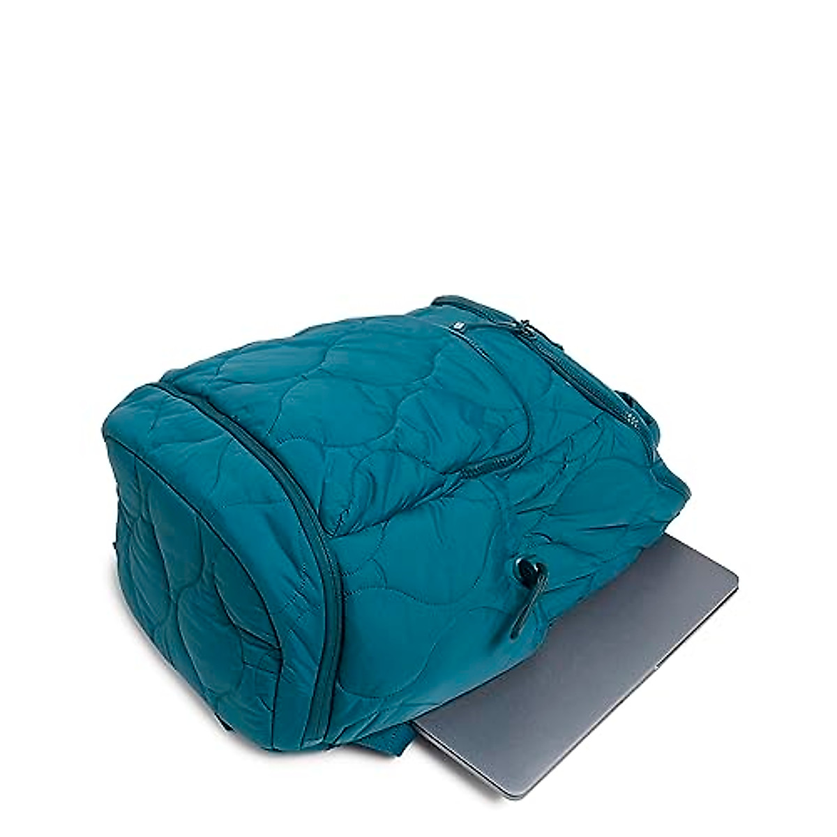 Vera Bradley Featherweight Commuter Backpack Travel Bag, Peacock Feather