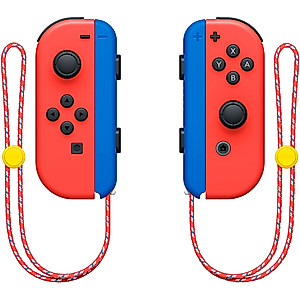 Nintendo Switch Mario Red & Blue Edition with Red Joy-Con, Blue Dock - 6.2" Touchscreen LCD Display, 32GB Internal Storage, 802.11AC WiFi, Bluetooth 4.1, Type-C - 7-in-1 Carrying Case