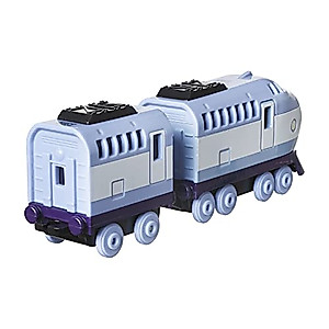 Thomas & Friends Fisher-Price die-cast Push-Along Kenji Toy Train Engine for Preschool Kids Ages 3+