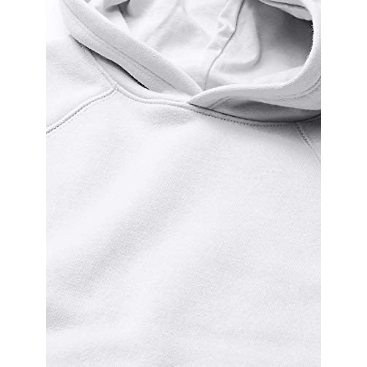 Amazon Essentials Boys' Fleece Pullover Hoodie Sweatshirts, White, X-Large