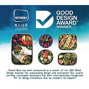 Smash Reusable Stainless Steel Travel Utensils/Cutlery Set with Silicone Case Sage