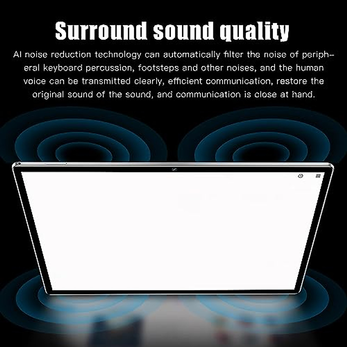 DAUZ GPS Tablet, Black 7000mAh 1960 X 1080 Resolution for Android 12.0 10.1 Inch 8GB RAM 256GB ROM Digital Reading Tablet for Entertainment (US Plug)