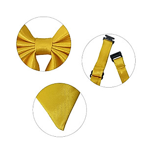 SYAYA Pre Adjustable Women Bow Tie, Girls Necktie Bowtie For Japanese Uniform/Fairy Godmother, Christmas/Cosplay/Party B1(black)